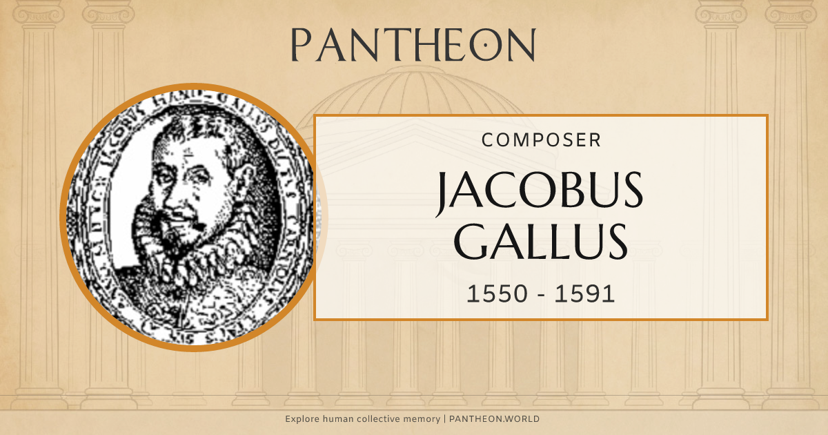 Jacobus Gallus Biography | Pantheon