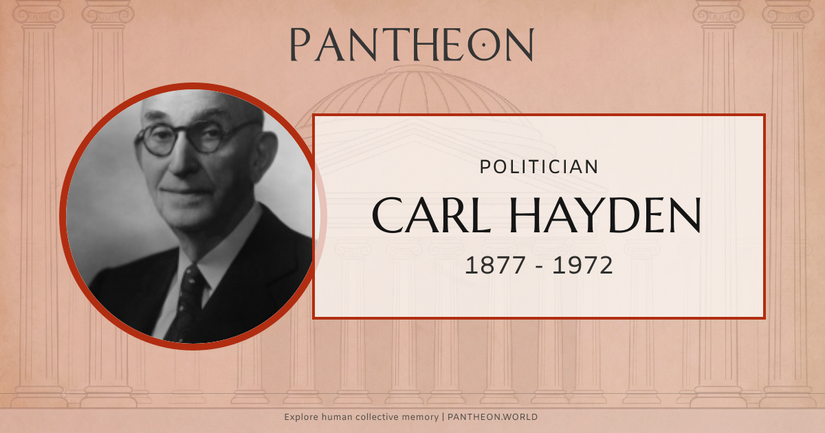 Carl Hayden Biography | Pantheon