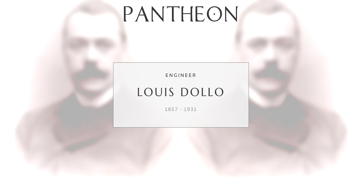 Louis Dollo Biography | Pantheon