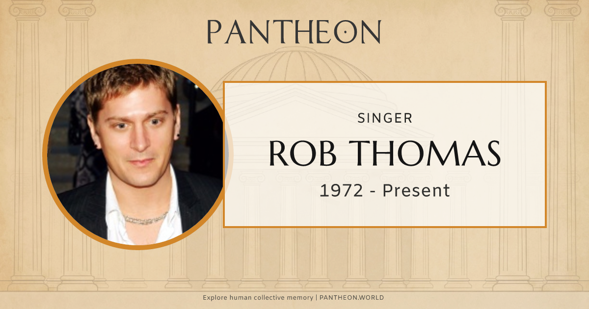 Rob Thomas Biography | Pantheon