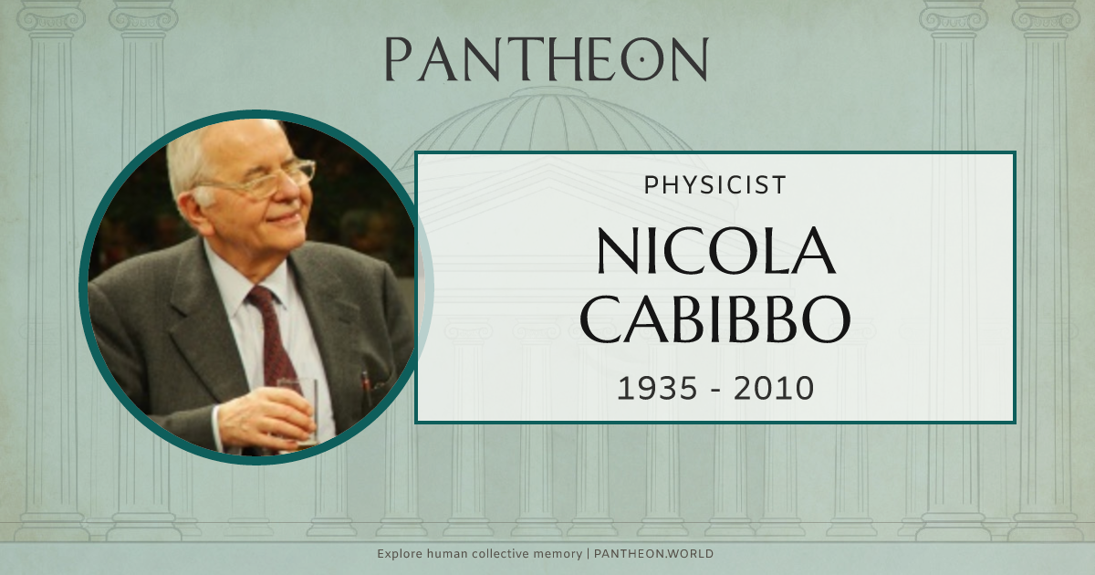 Nicola Cabibbo Biography | Pantheon