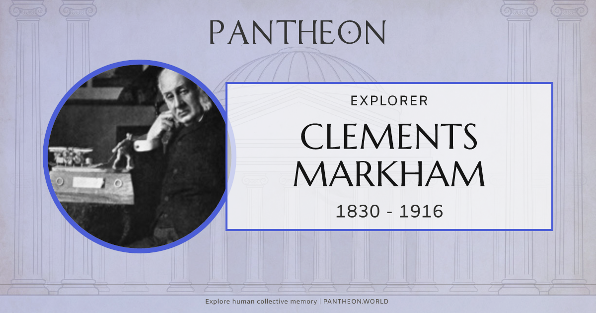 Clements Markham Biography | Pantheon