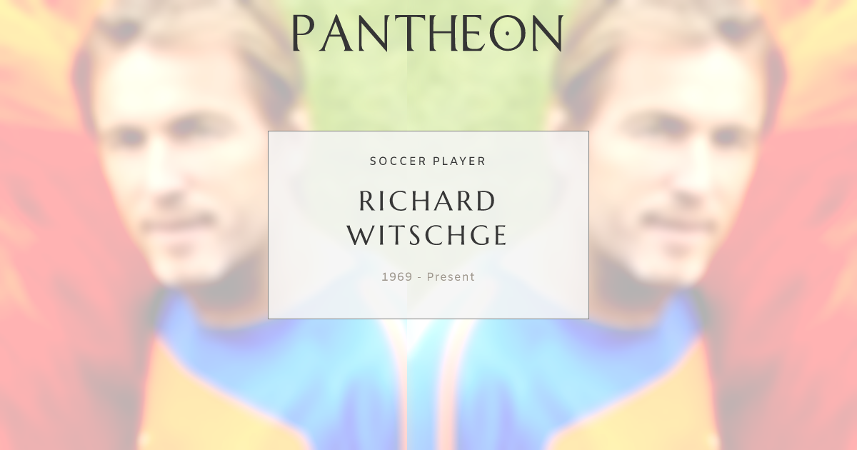 Richard Witschge Biography | Pantheon