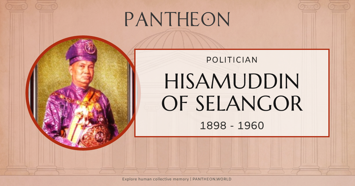 Hisamuddin of Selangor Biography | Pantheon