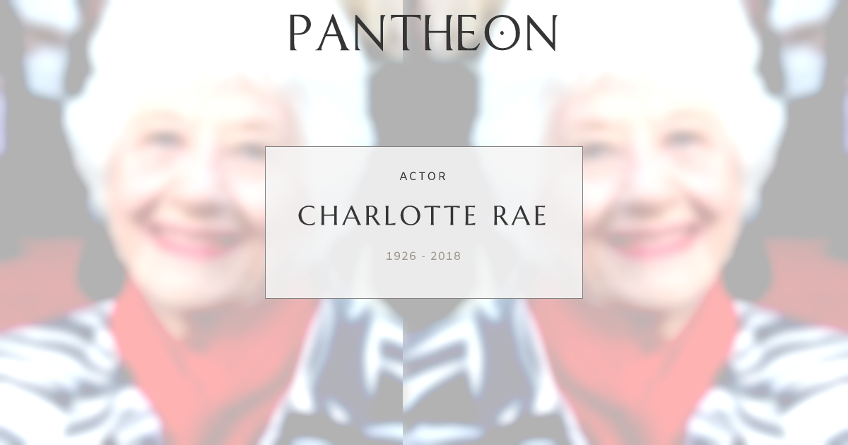 Charlotte Rae Biography | Pantheon