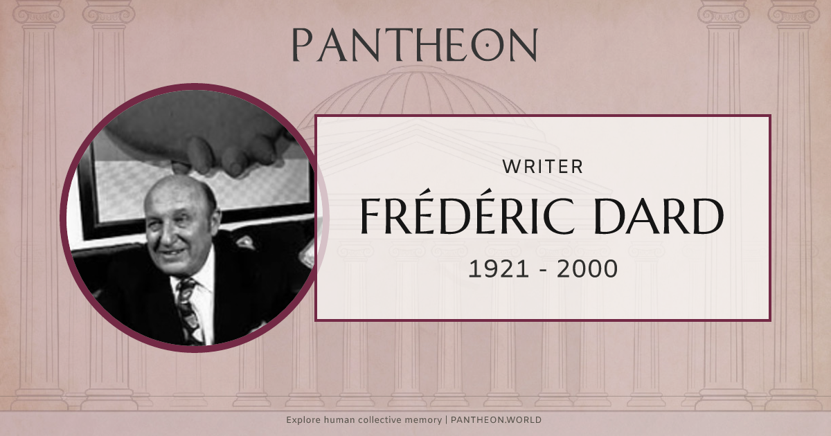 Frédéric Dard Biography | Pantheon