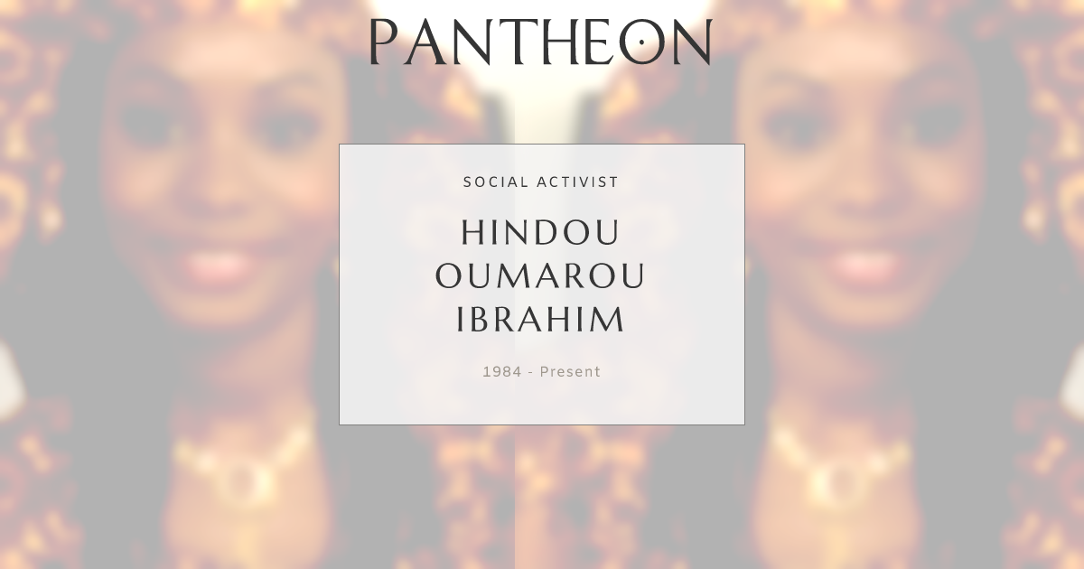 Hindou Oumarou Ibrahim Biography | Pantheon