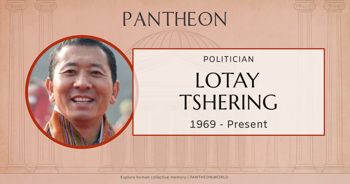 Lotay Tshering Biography | Pantheon