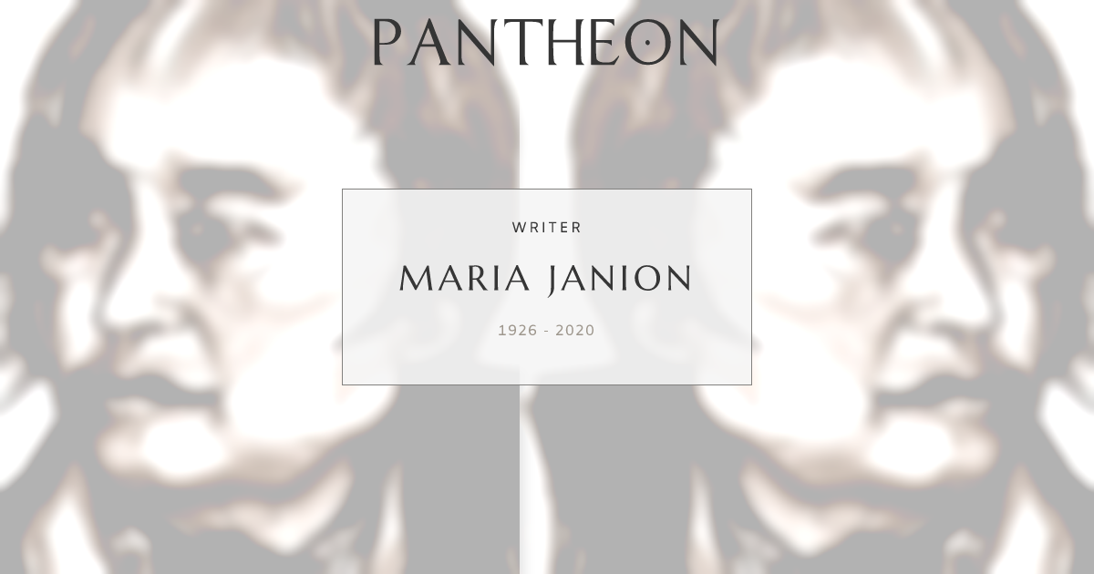 Maria Janion Biography | Pantheon