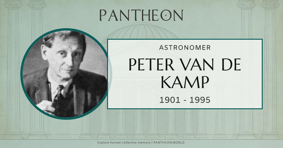 Peter van de Kamp Biography | Pantheon