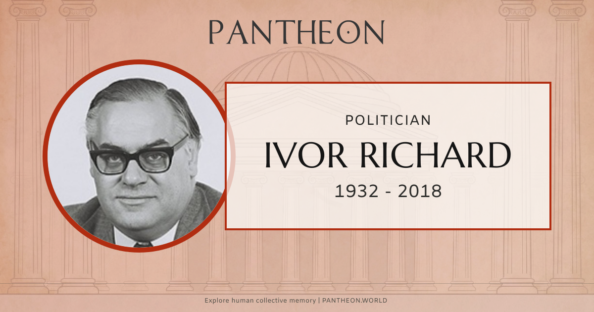 Ivor Richard Biography | Pantheon