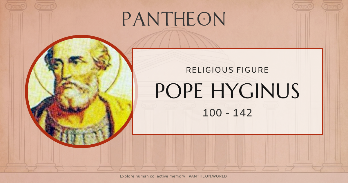 Pope Hyginus Biography | Pantheon