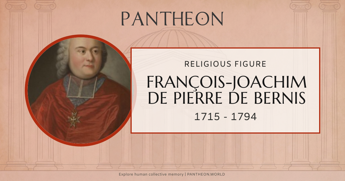 François-Joachim de Pierre de Bernis Biography | Pantheon