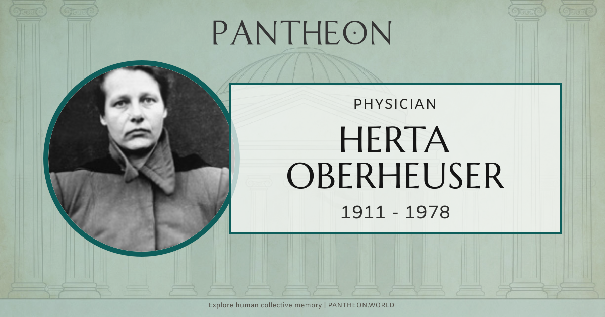 Herta Oberheuser Biography | Pantheon
