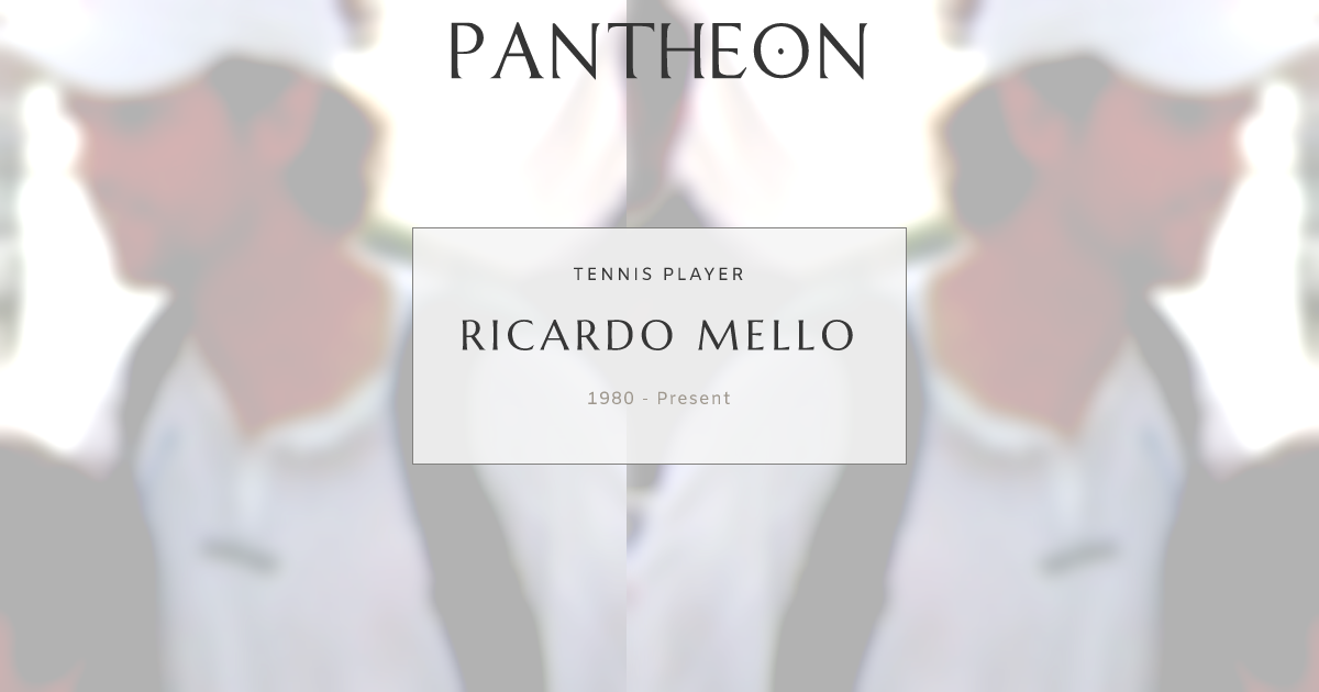 Ricardo Mello Biography | Pantheon