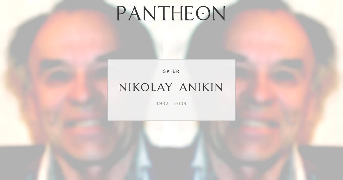 Nikolay Anikin Biography | Pantheon