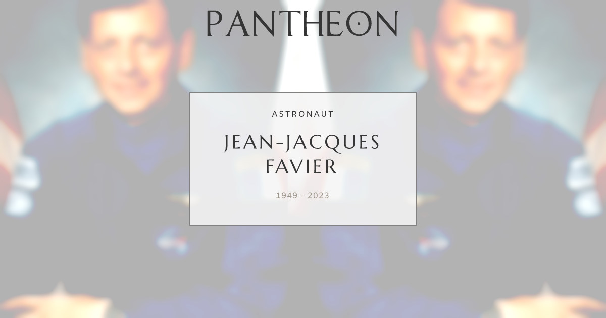 Jean-Jacques Favier Biography | Pantheon