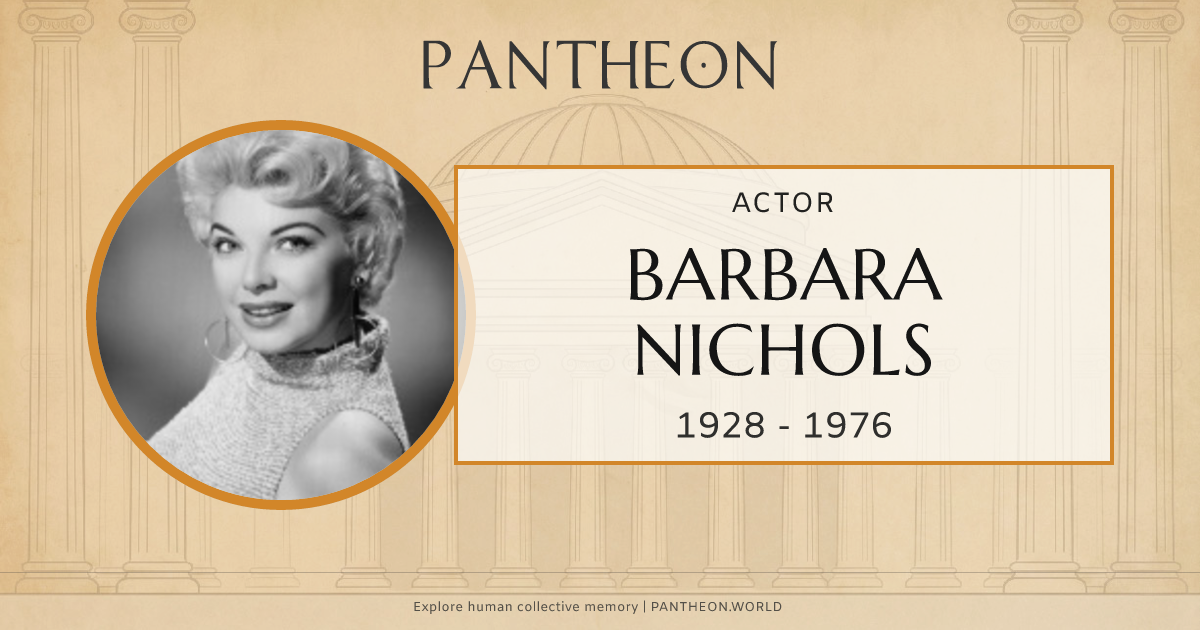 Barbara Nichols Biography | Pantheon