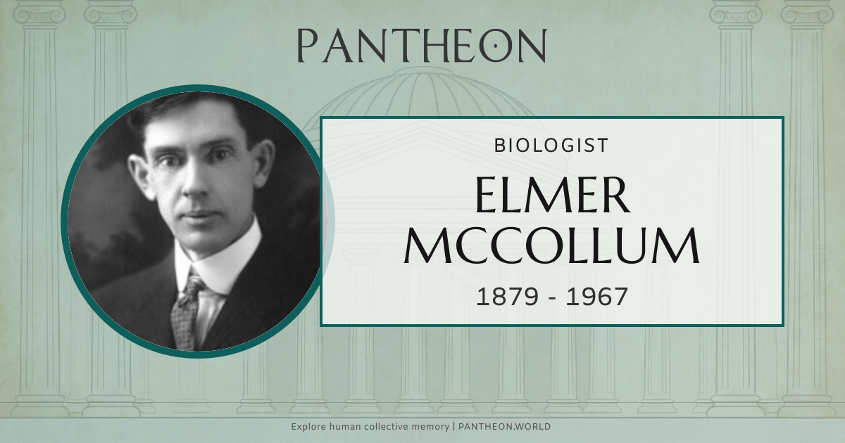 Elmer McCollum Biography | Pantheon