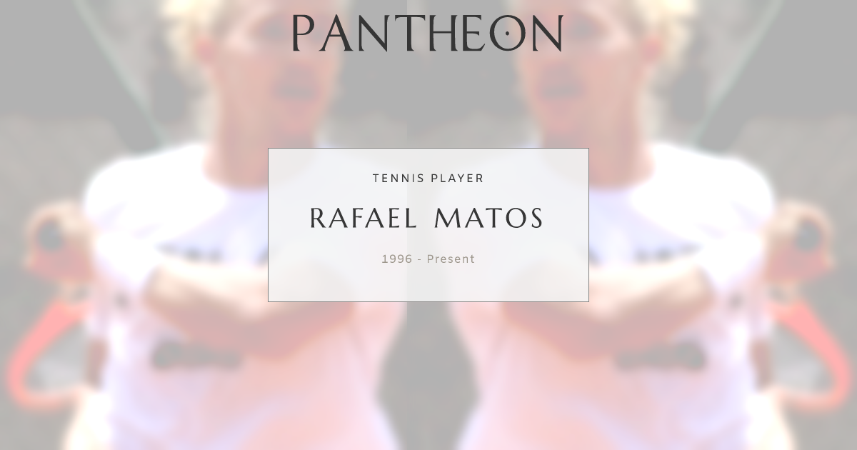 Rafael Matos Biography | Pantheon