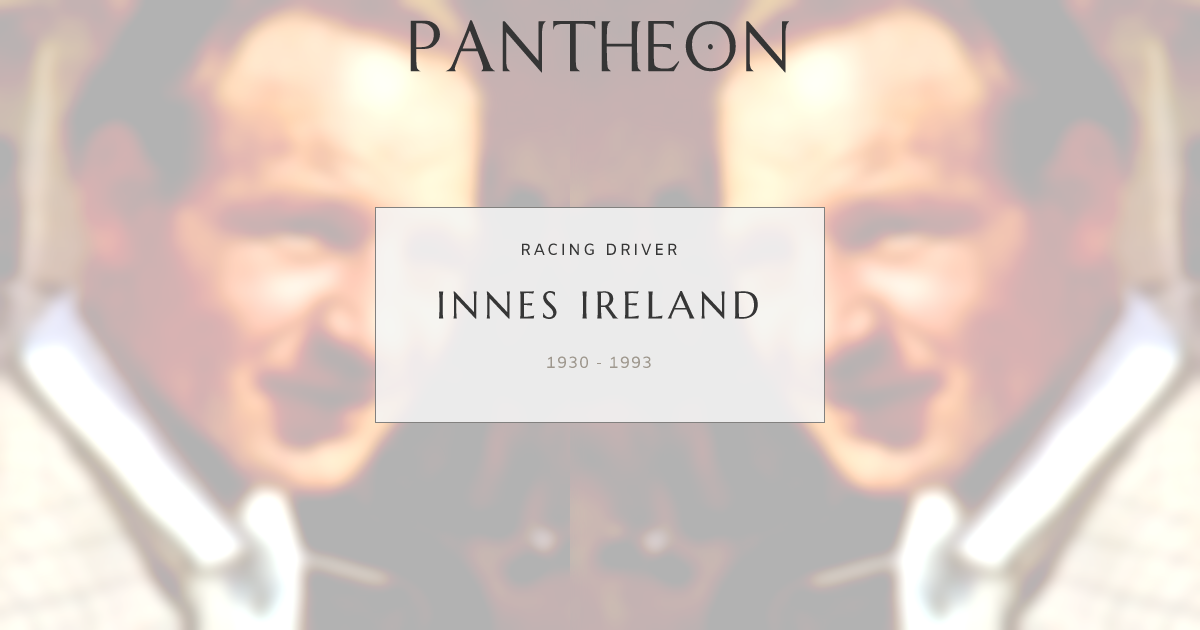 Innes Ireland Biography | Pantheon