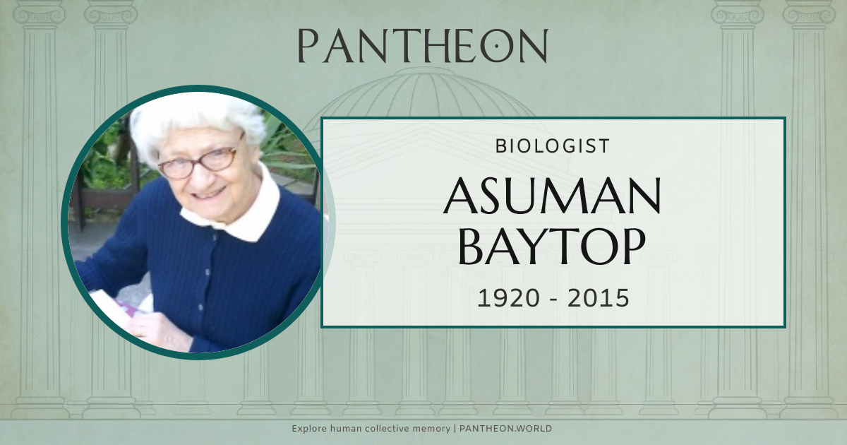 Asuman Baytop Biography | Pantheon