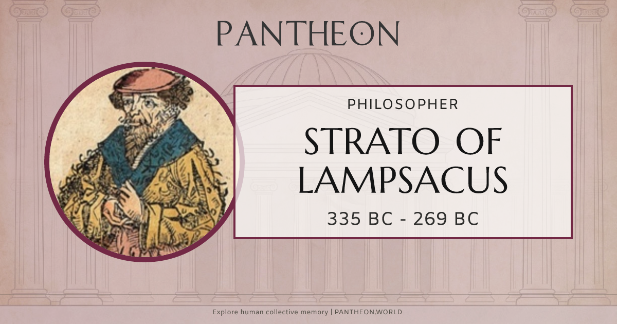 Strato of Lampsacus Biography | Pantheon