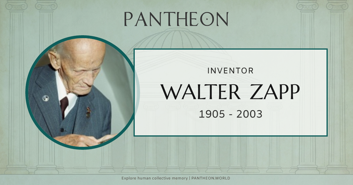 Walter Zapp Biography | Pantheon