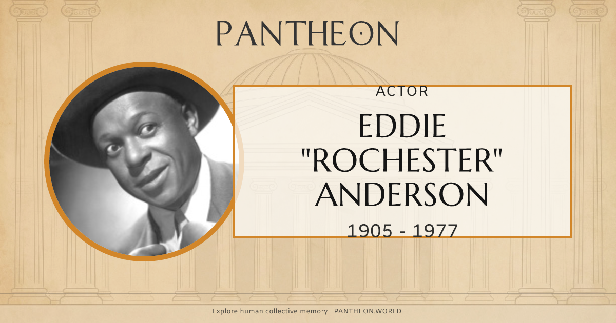 Eddie "Rochester" Anderson Biography | Pantheon