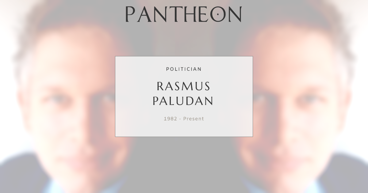 Rasmus Paludan Biography | Pantheon