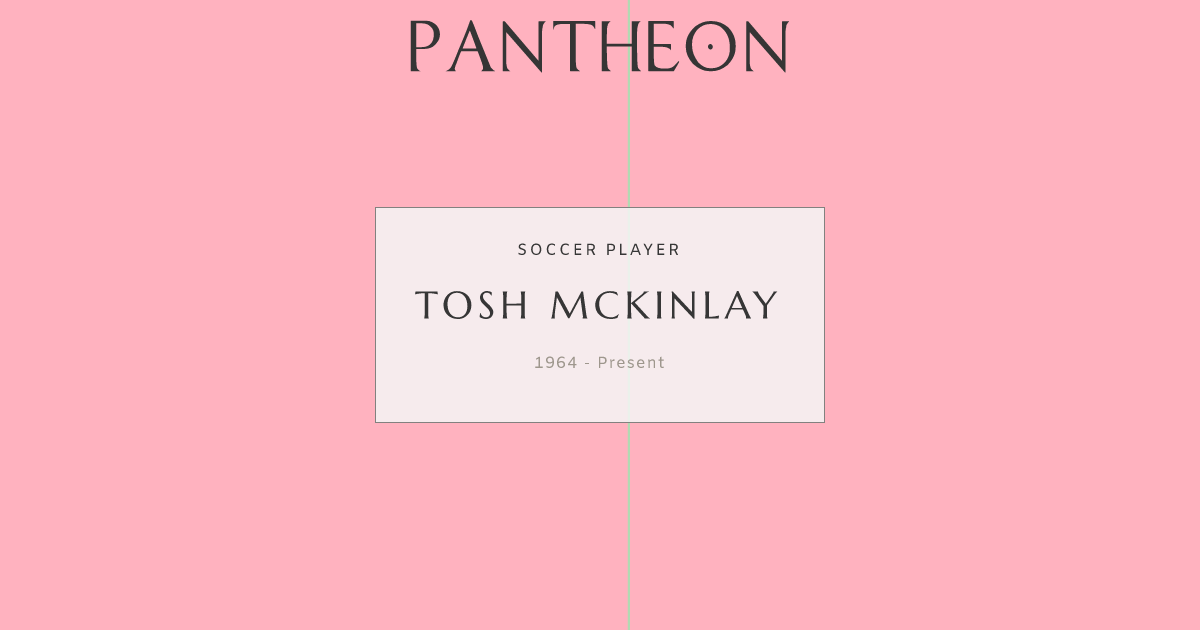 Tosh McKinlay Biography | Pantheon