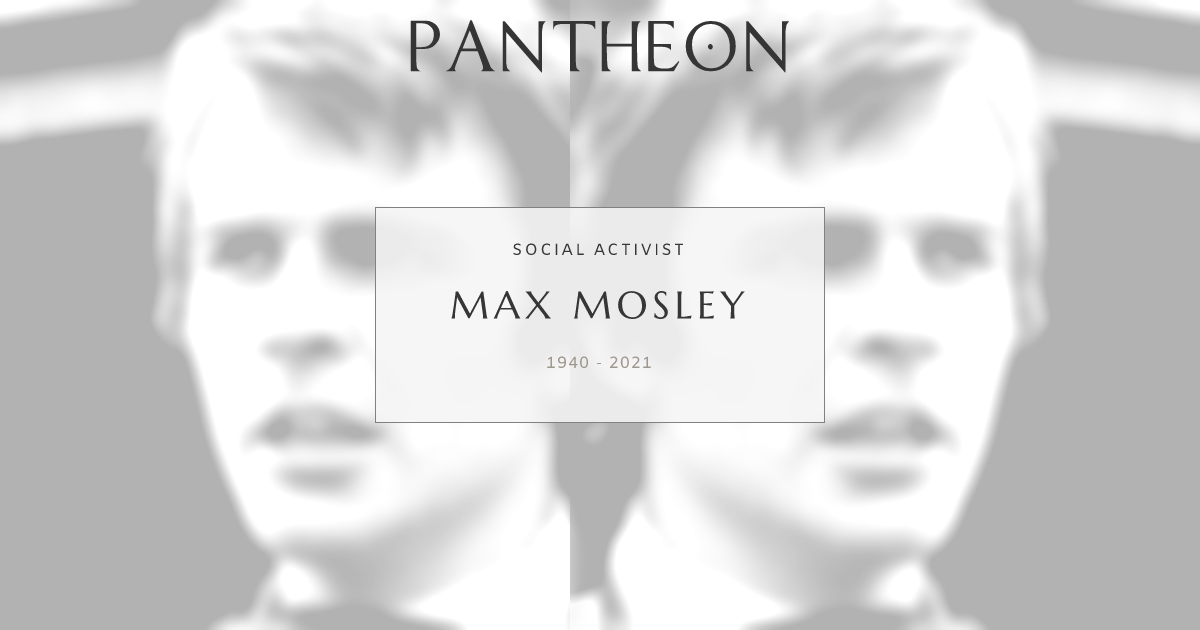 Max Mosley Biography | Pantheon