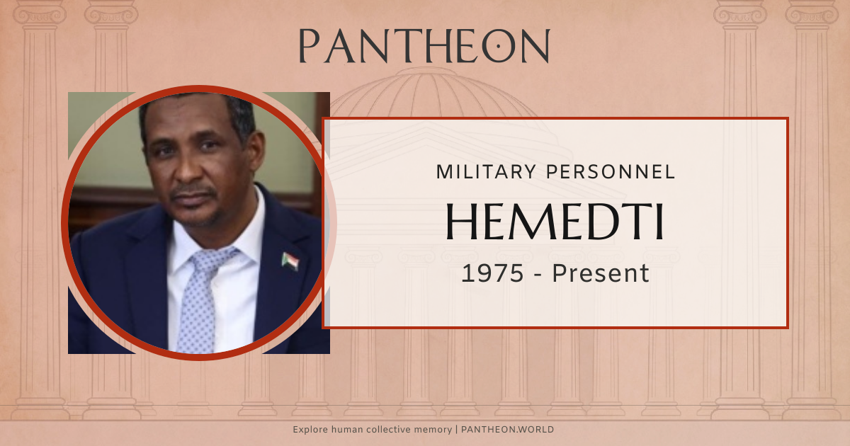 Hemedti Biography | Pantheon