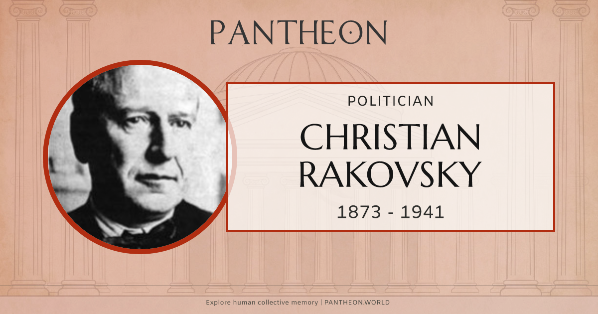 Christian Rakovsky Biography | Pantheon