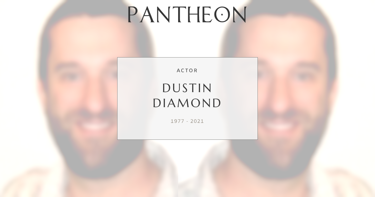 Dustin Diamond Biography | Pantheon