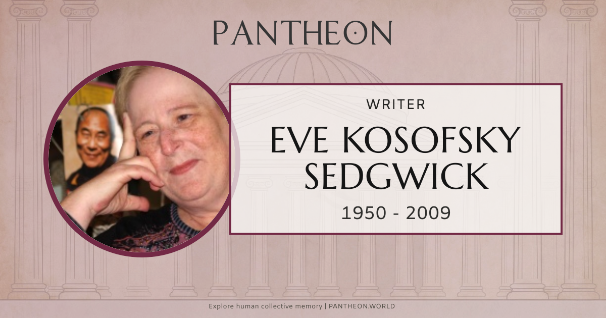 Eve Kosofsky Sedgwick Biography | Pantheon