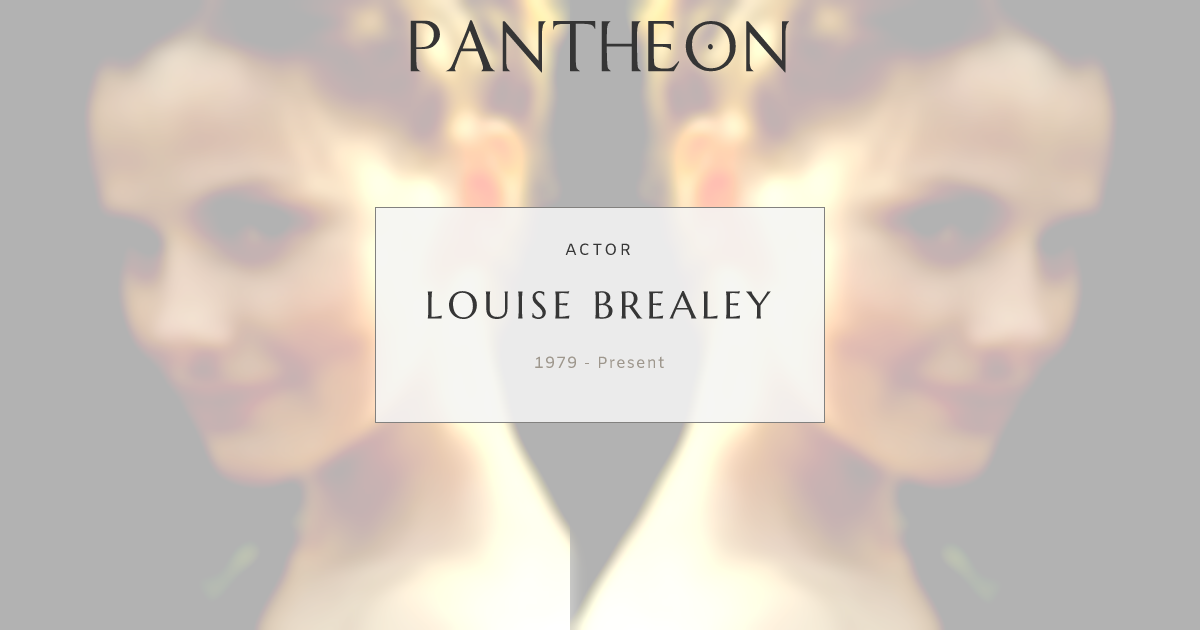 Louise Brealey Biography | Pantheon