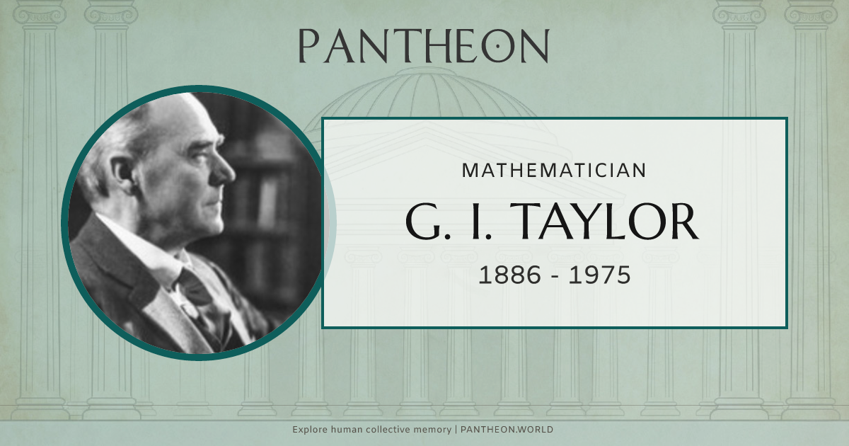 G. I. Taylor Biography | Pantheon