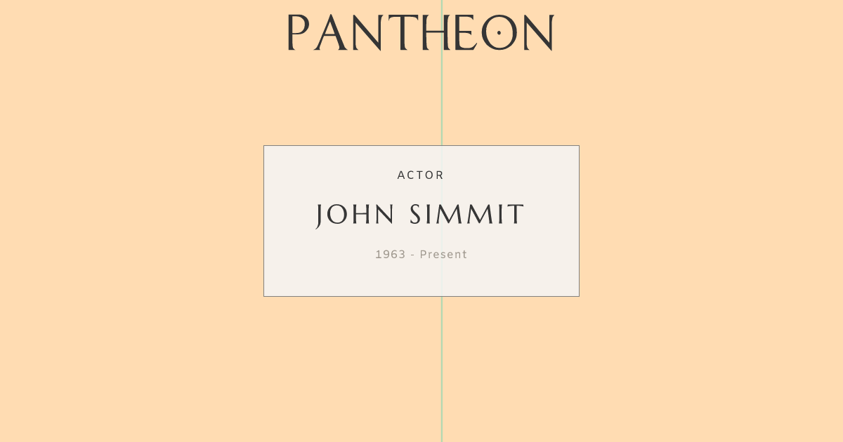 John Simmit Biography | Pantheon