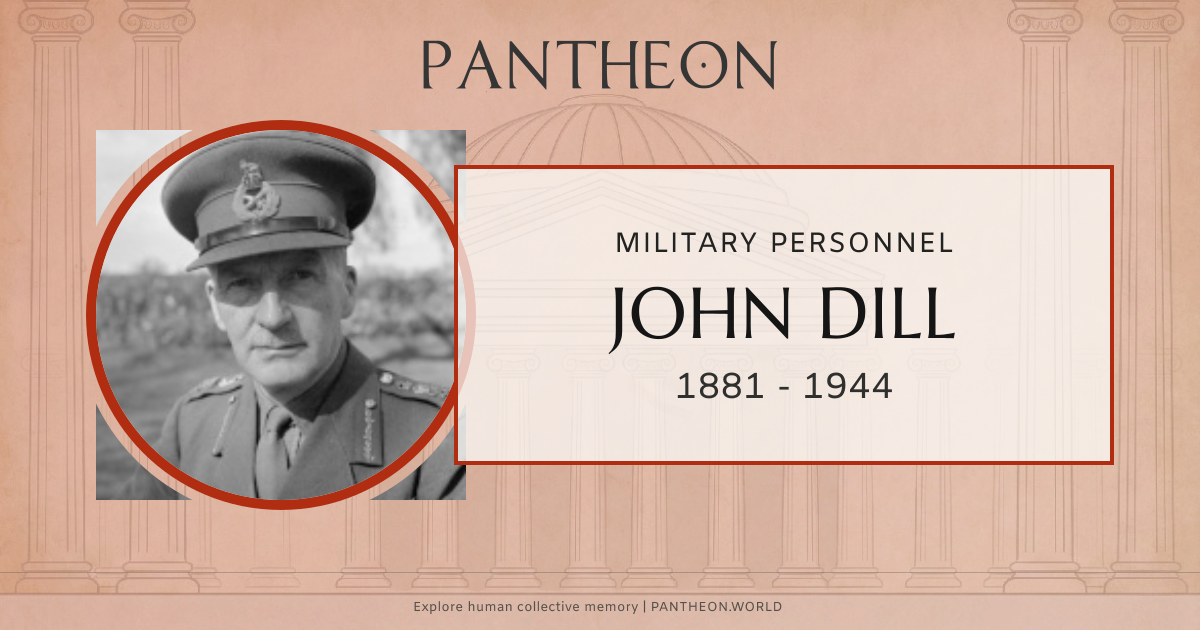 John Dill Biography | Pantheon