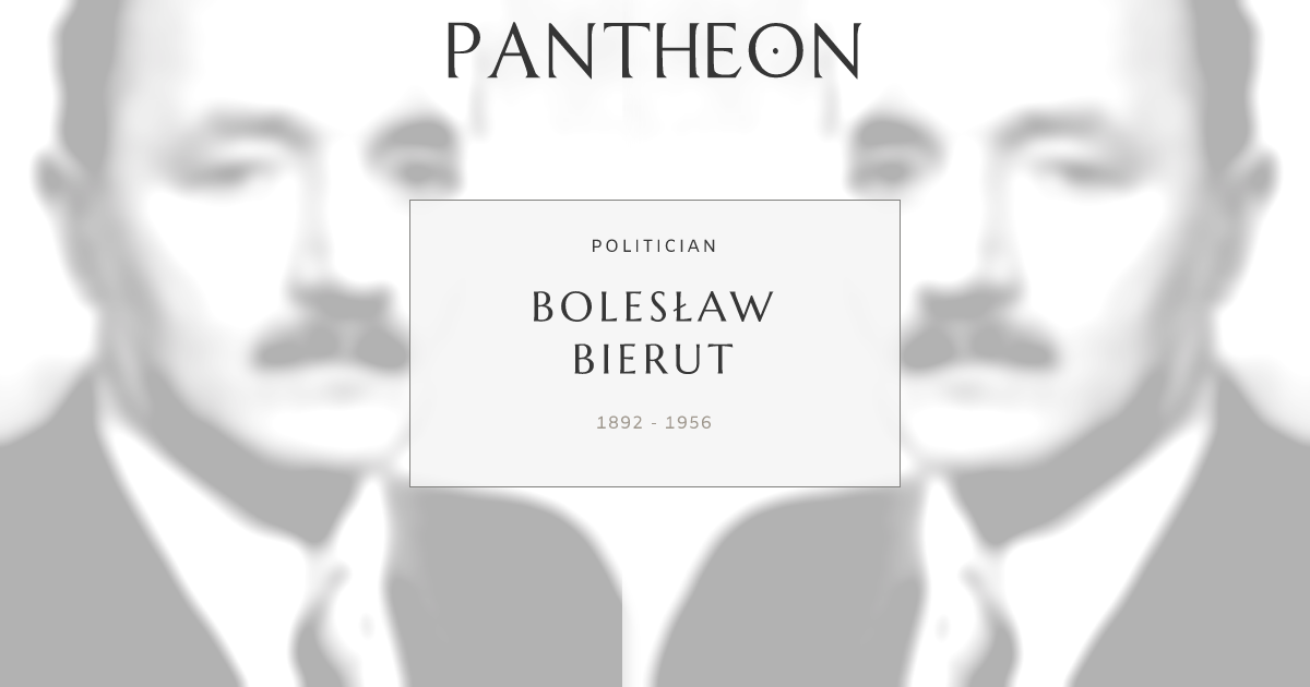 Bolesław Bierut Biography | Pantheon