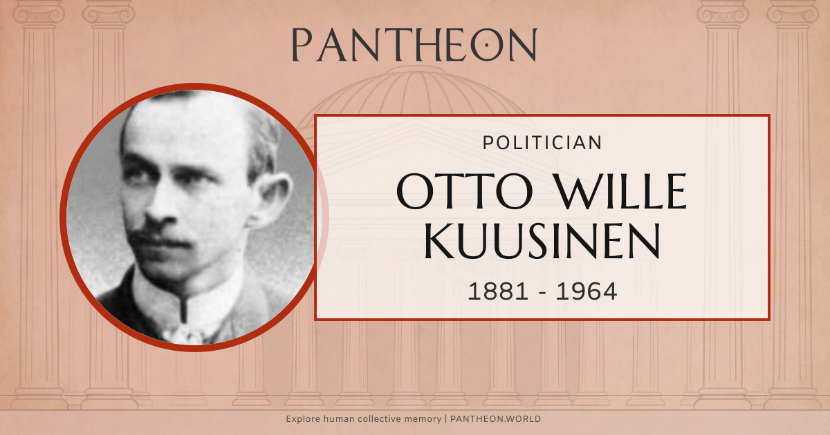 Otto Wille Kuusinen Biography | Pantheon