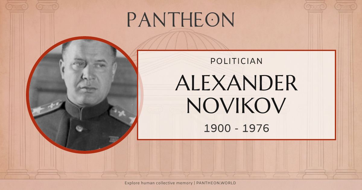 Alexander Novikov Biography | Pantheon
