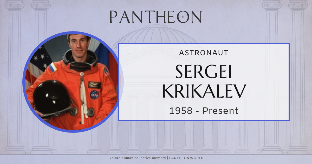 Sergei Krikalev Biography | Pantheon