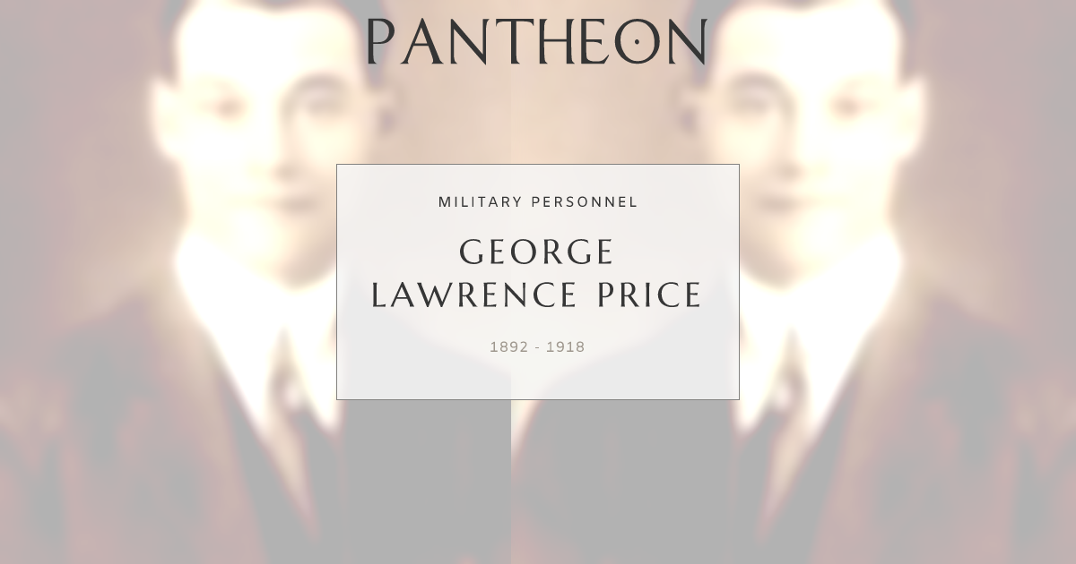 George Lawrence Price Biography | Pantheon