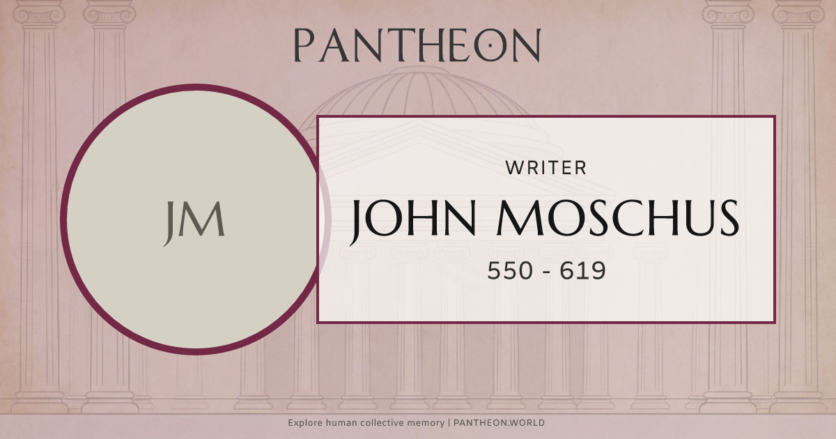 John Moschus Biography | Pantheon