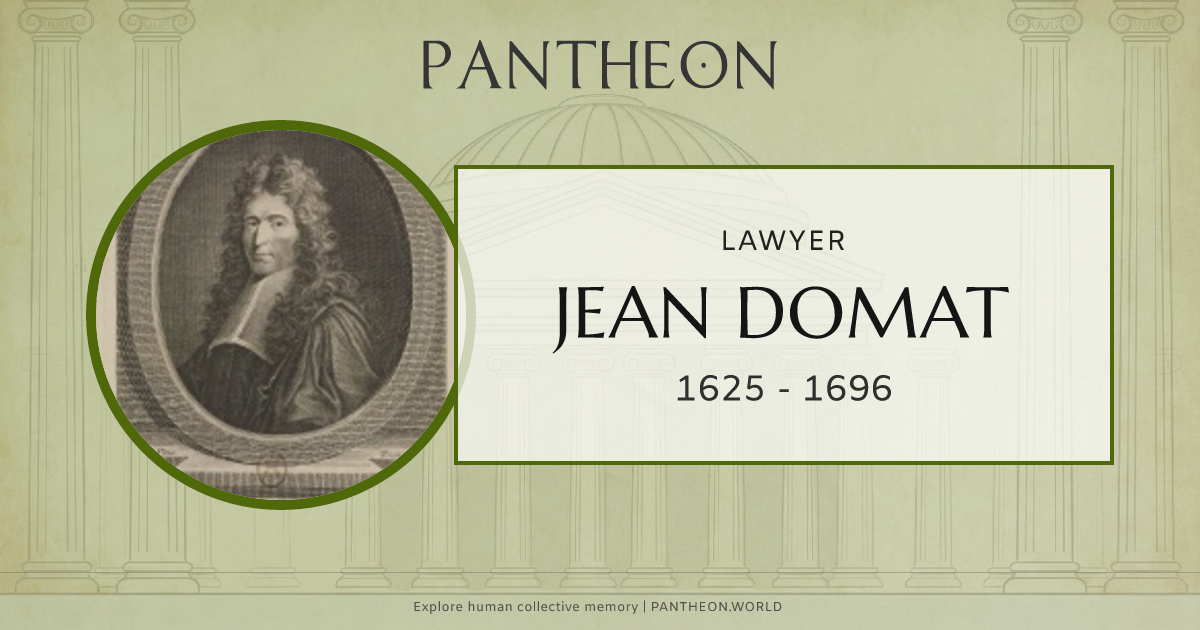 Jean Domat Biography | Pantheon