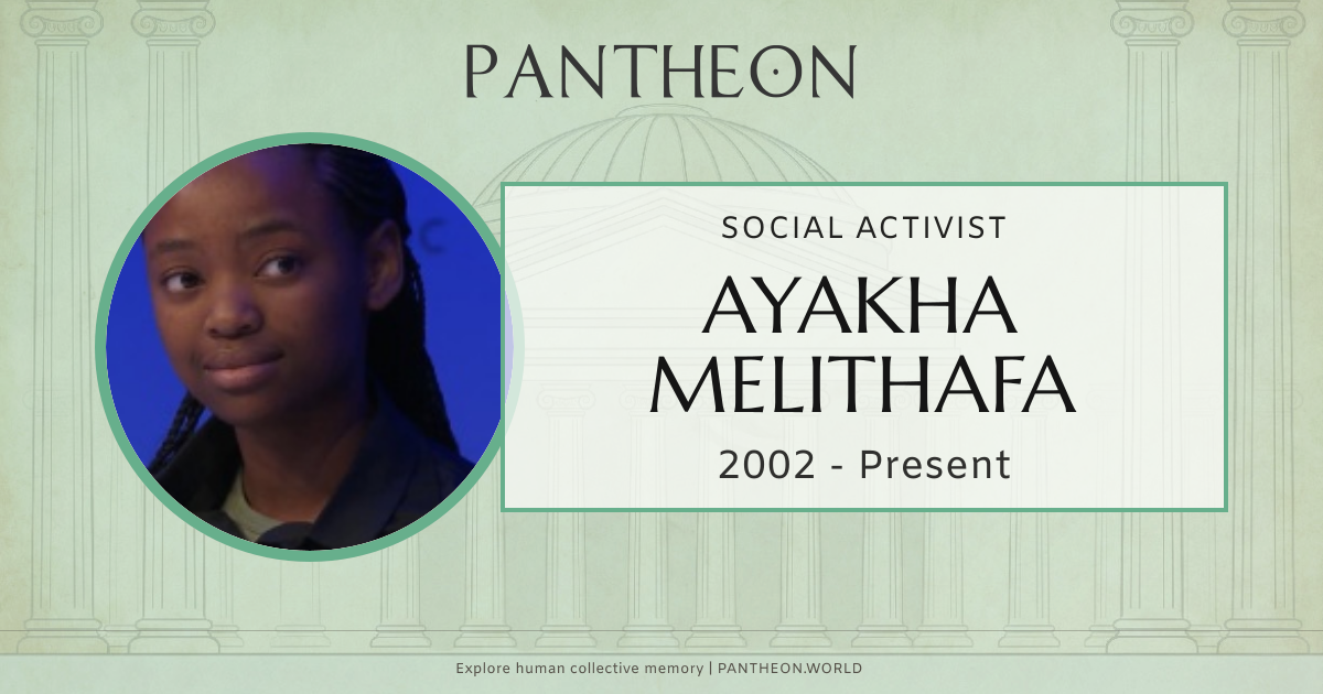 Ayakha Melithafa Biography | Pantheon