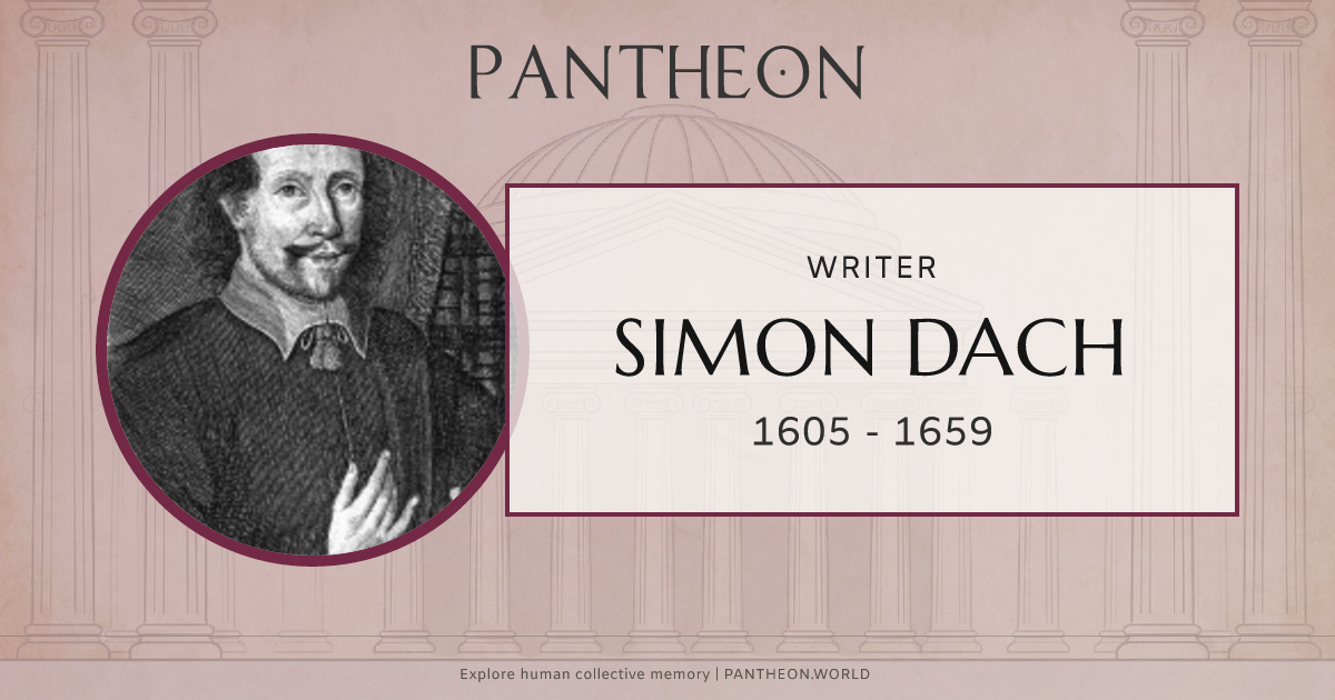 Simon Dach Biography | Pantheon