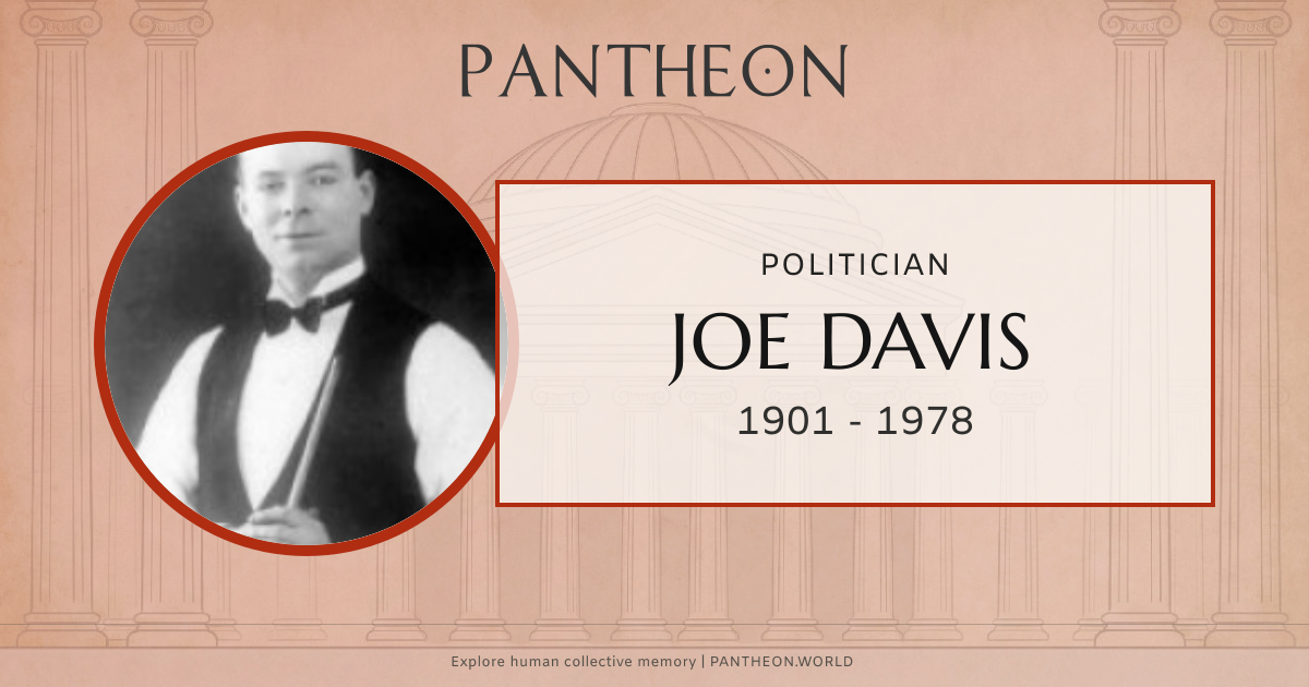 Joe Davis Biography | Pantheon
